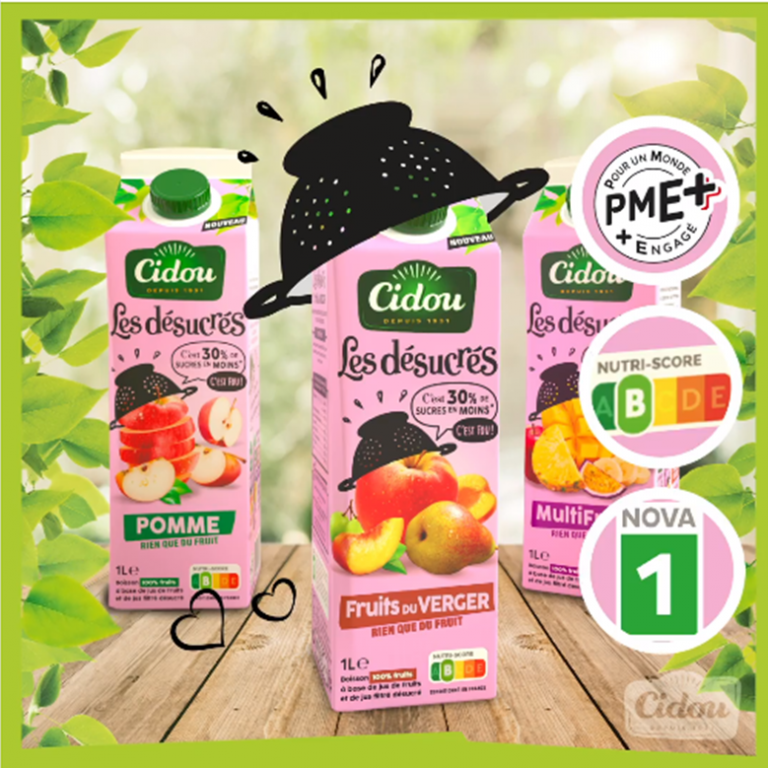 Les Désucrés : des jus de fruits avec moins de sucres - ScanUp