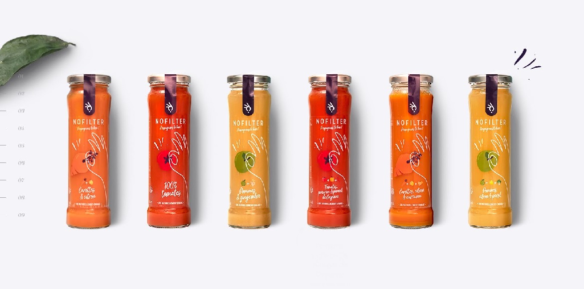 NoFilter : des jus de fruits anti-gaspi 100% naturels - ScanUp