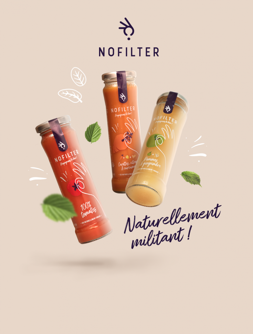 NoFilter : des jus de fruits anti-gaspi 100% naturels - ScanUp
