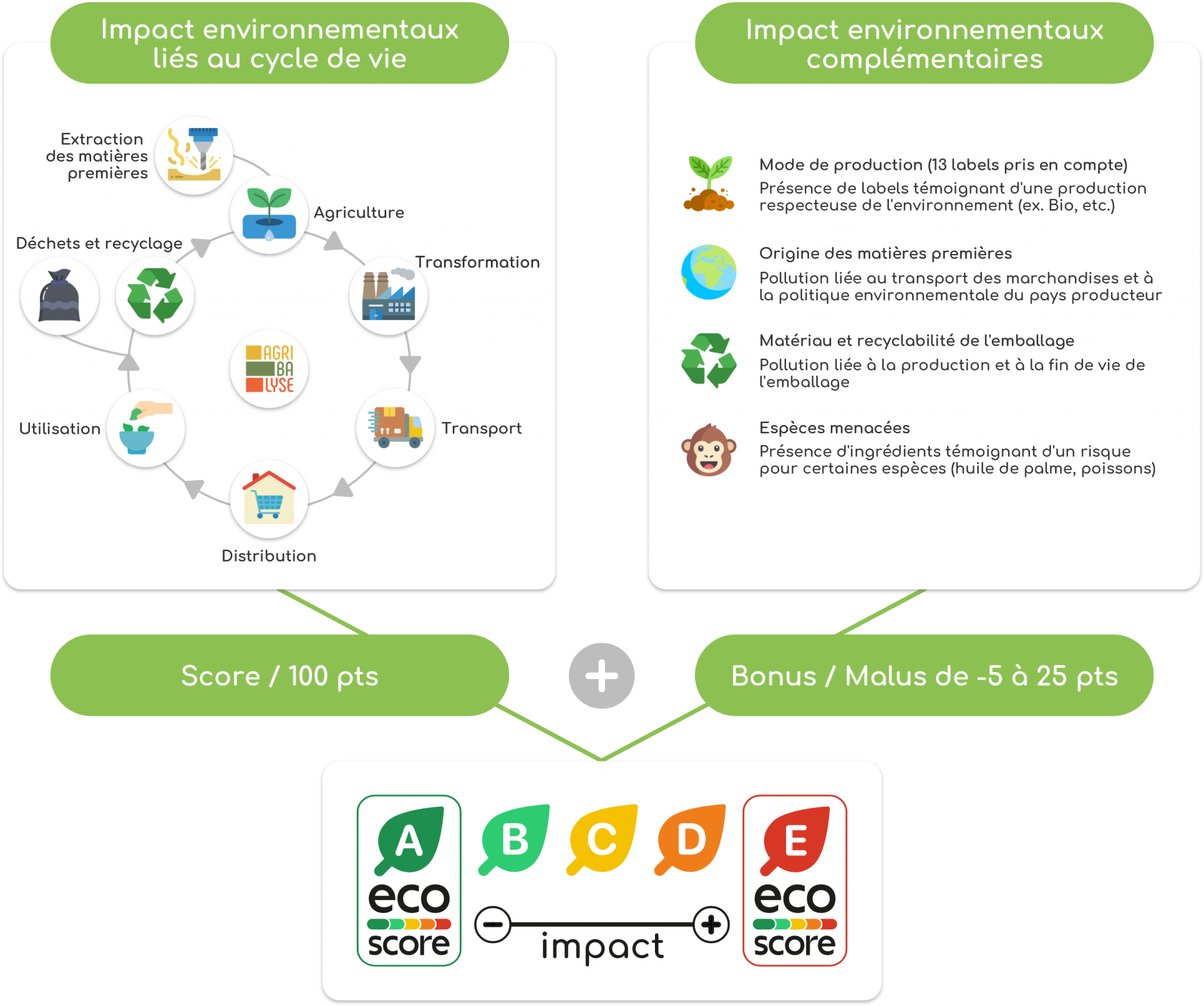 L'Eco-Score analyse l'impact environnemental de vos aliments - ScanUp