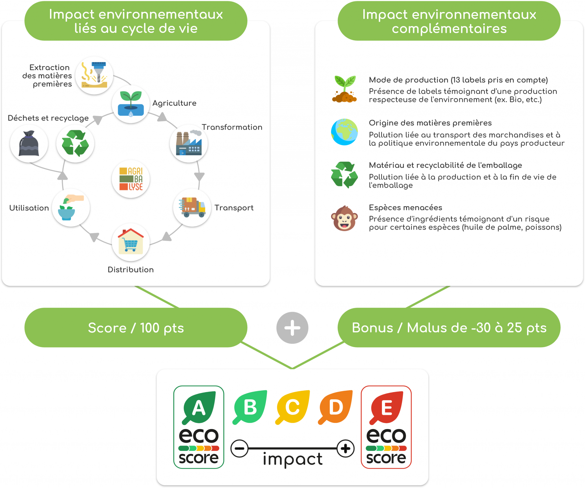 L'Eco-Score analyse l'impact environnemental de vos aliments - ScanUp